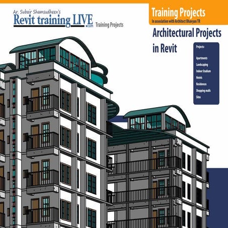 Revit training projects available at www.RevitTrainingLive.com ...
