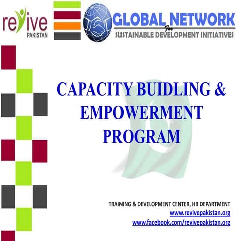 Capacity Building Workshop " Prospective to Strengthen Organizational ...
