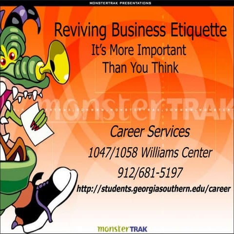 Reviving Business Etiquette | PPT