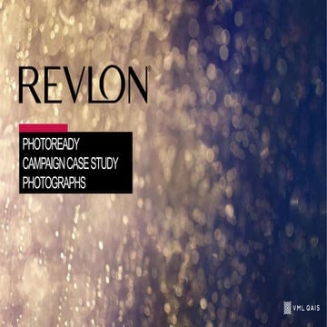 Social Media Case Study : Revlon India “Celebrity Moments” Campaign | PPTX