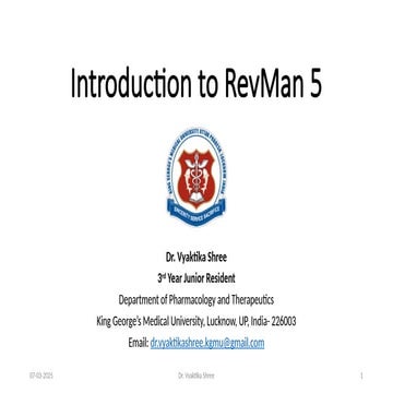 RevMan 5 app based software - Dr. Vyaktika Shree.pptx