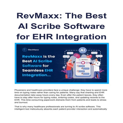 RevMaxx_ The Best AI Scribe Software for EHR Integration.pdf