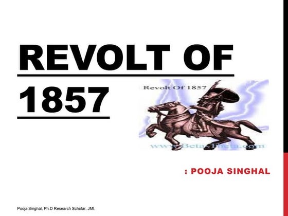 The revolt of 1857 | PPSX