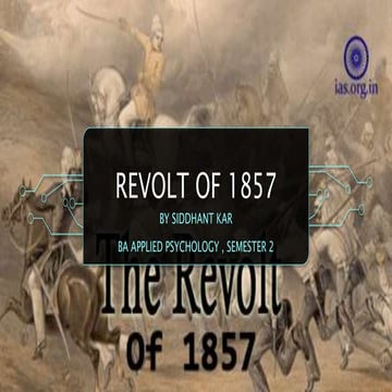 Revolt of 1857 | PPT