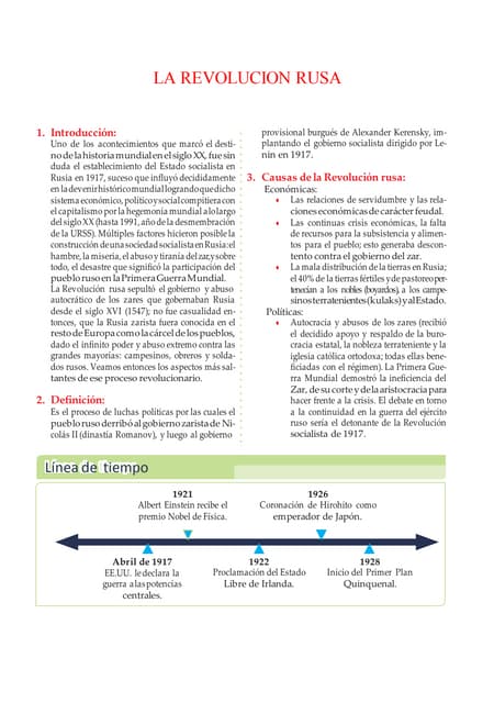 La revolución rusa | PDF