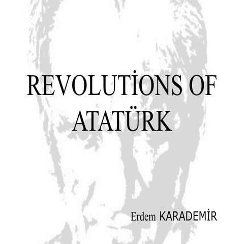 Revolution of Atatürk | PPTX
