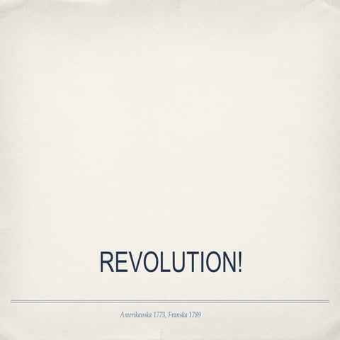 Revolution! | PPT