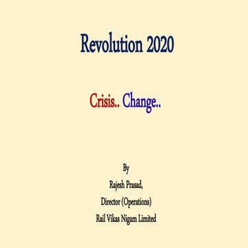 Revolution 2020, Crisis.. Change.... | PPT