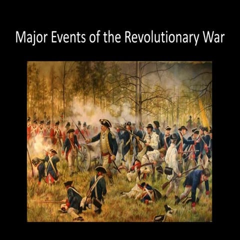Revolutionary war | PPTX