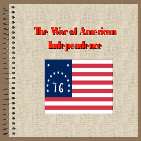 American Revolutionary War [overview] | PPT