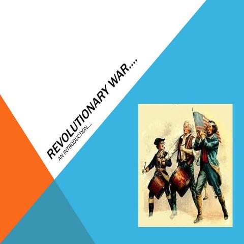 Revolutionary war introduction | PPT