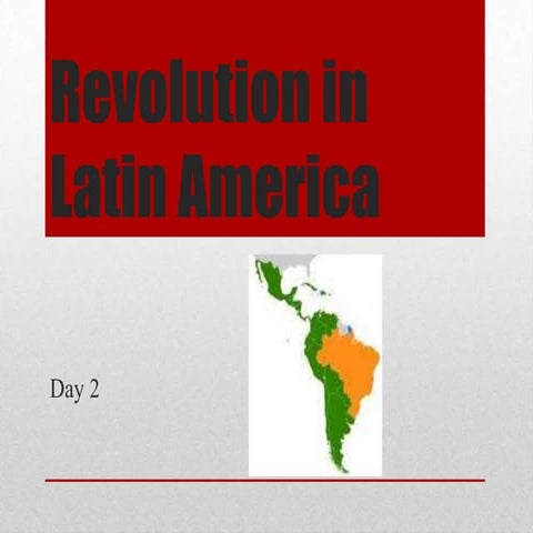 Revolution in latin america | PPT
