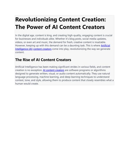 Revolutionizing Content Creation.pdf Revolutionizing Content Creation.pdf