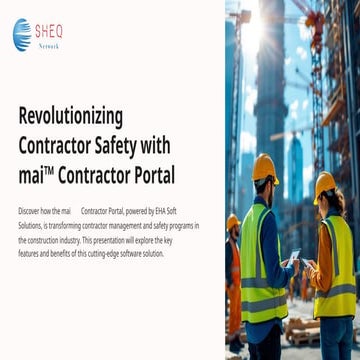 Best Contractor Management Software for Subcontractor Safety Program | PPTX