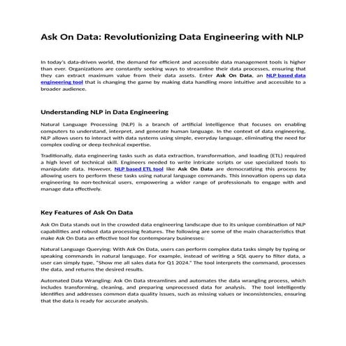 Revolutionizing Data Engineering with Ask On Data's NLP.pptx