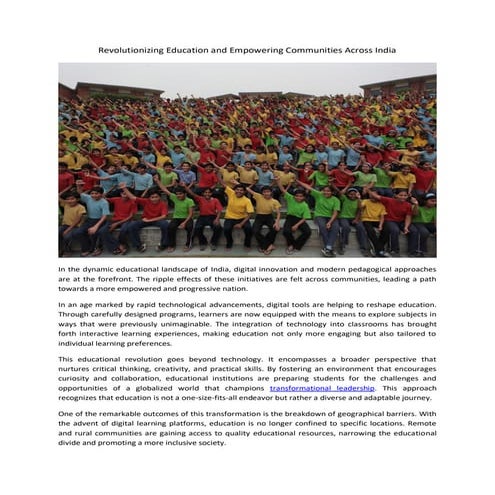 Revolutionizing Education and Empowering Communities Across India.pdf