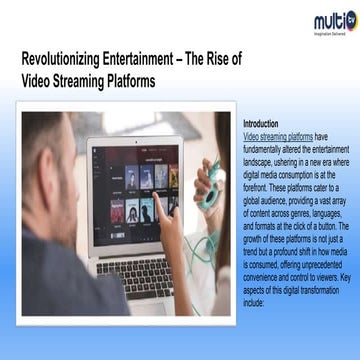 Revolutionizing Entertainment – The Rise of Video Streaming Platforms ...