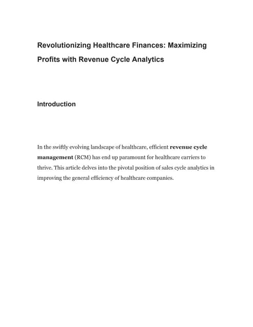 Top 12 KPIs in Revenue Cycle Management and How to Track Them.pptx