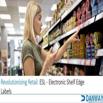 Revolutionizing Retail: ESL - Electronic Shelf Edge Labels | PPTX ...