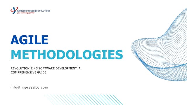 Revolutionizing Software Development with Agile Methodologies | PPT Revolutionizing Software Development with Agile Methodologies | PPT