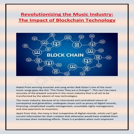 Revolutionizing the Music Industry- The Impact of Blockchain Technology. | PDF