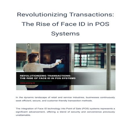 Revolutionizing Transactions The Rise Of Face Id In Pos Systems Pdf