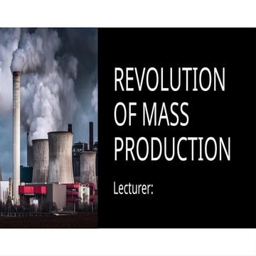 Mass production | PPTX
