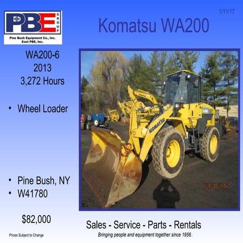 Pine Bush Equipment Pre-owned Equipment Inventory | PPT