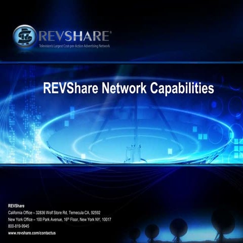 REVShare Network Capabilities Deck | PPTX | Business | Business and Finance