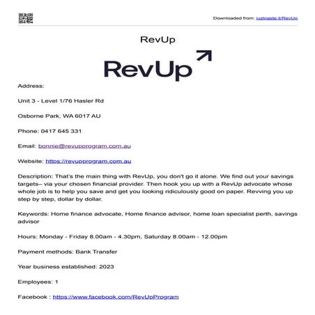 RevUp | PDF