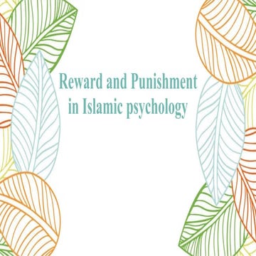 Reward and Punishment in Islamic psychology.pptx