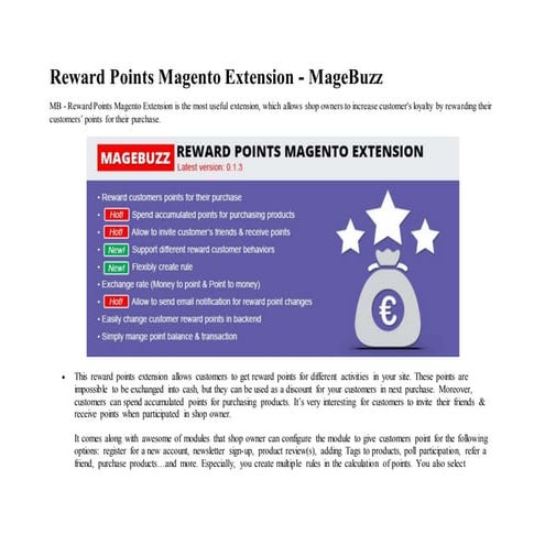 Build Up Loyalty Program By MageWorld 's Reward Points Pro Upgrade ...