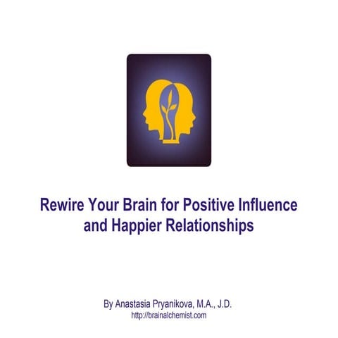 Rewire your brain for positive influence and happier relationships | PPT