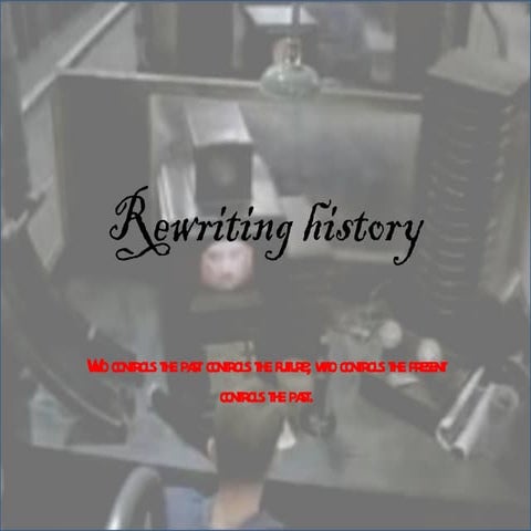 Rewriting history jost corrected | PPT
