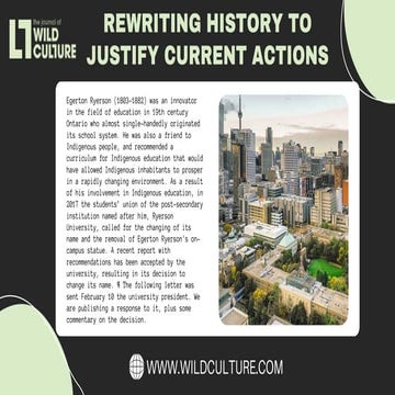 Rewriting history to justify current actions | PDF