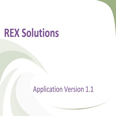 Rex Introduction - Accounting was never so EASY. | PPT