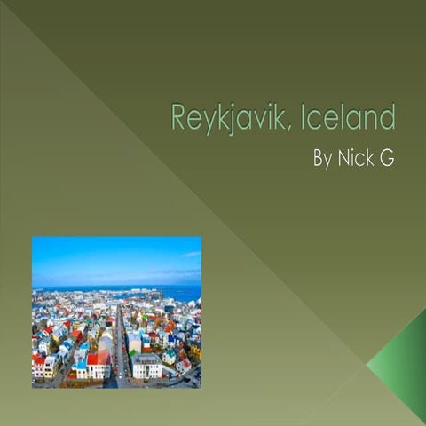 Reykjavik, iceland | PPT