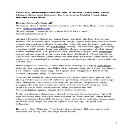 Sistem informasi dalam Bisnis By Muhammad Fauzan | PPTX