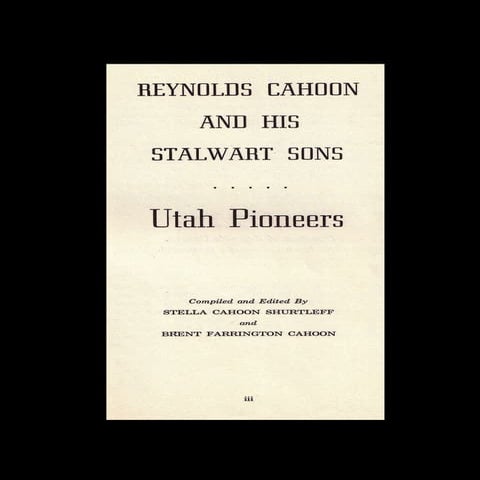 William cahoon biography | PPT