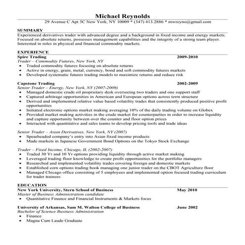 Stephen Zogby Resume (4) | DOC