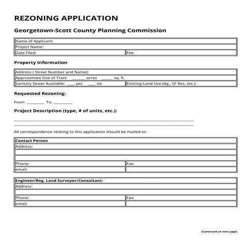 Rezoning Application | PDF | Land and Farms | Real Estate
