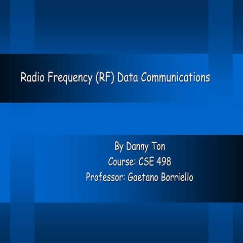 Radio frequency data communication DT.ppt