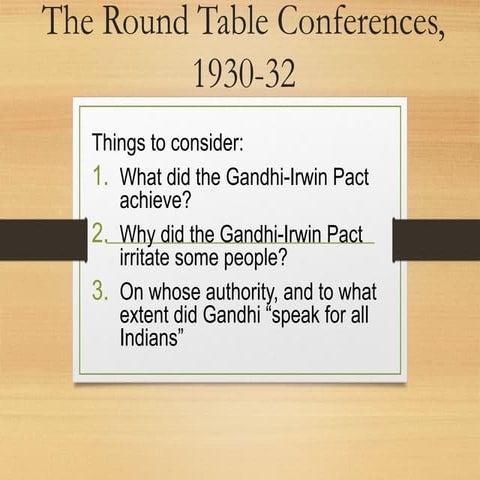 The Round Table Conference | PPT