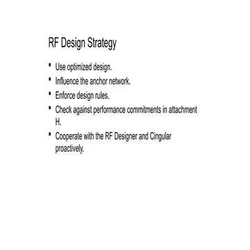 RF design strategies for cellular technologies | PPTX