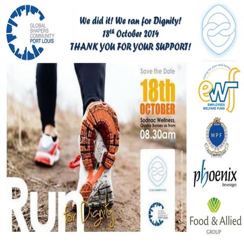 Run for Dignity, Global Dignity Day 2014, Mauritius | PDF