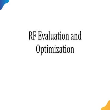 RF Evaluation and Optimization.pptx