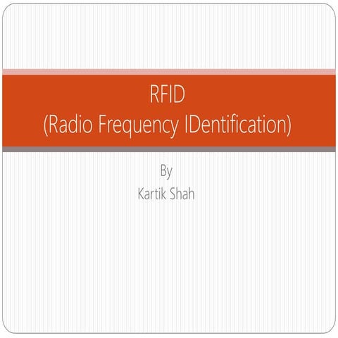 Radio Frequency Identification Chip (RFID) | PPT