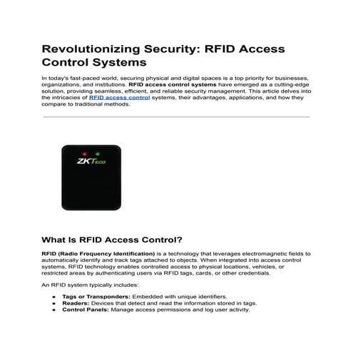 rfid access control.rfid access controrfid access controll | PDF