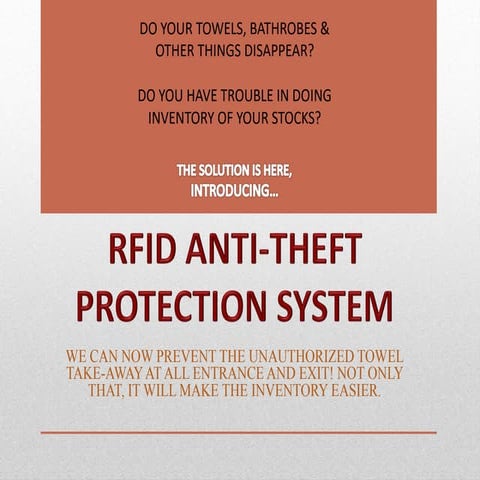 RFID ANTI-THEFT PROTECTION SYSTEM | PPT