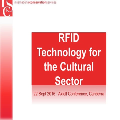RFID Technology for the Cultural Sector | PDF